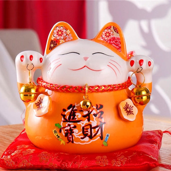 Chat Chinois Noir Porte-Bonheur | Mandarin Factory