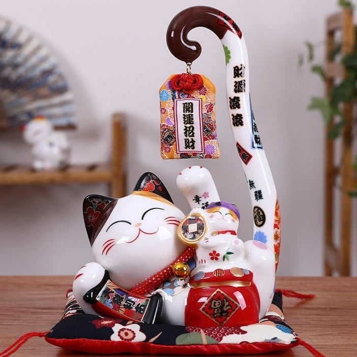 Chat Chinois Avec Mouvement De La Patte | Mandarin Factory