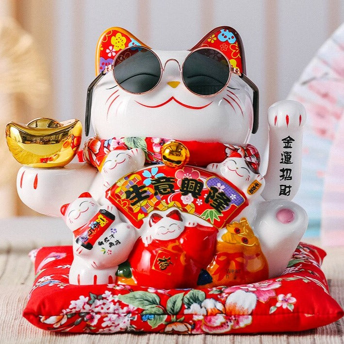 Chat Chinois Porte Bonheur | Mandarin Factory
