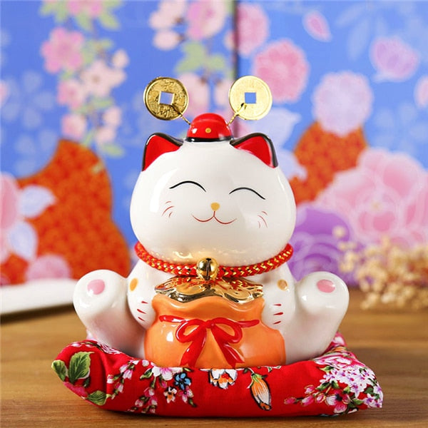 Chat Chinois Avec Bras Mobile | Mandarin Factory