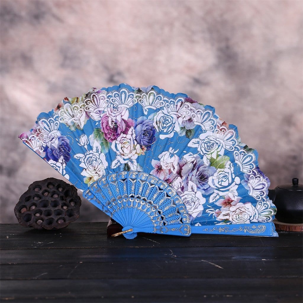 Chinese Fan Floral Patterns | Mandarin Factory