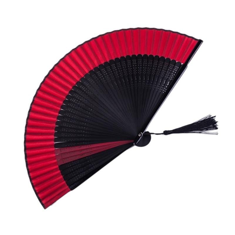 Black and Red Chinese Fan | Mandarin Factory